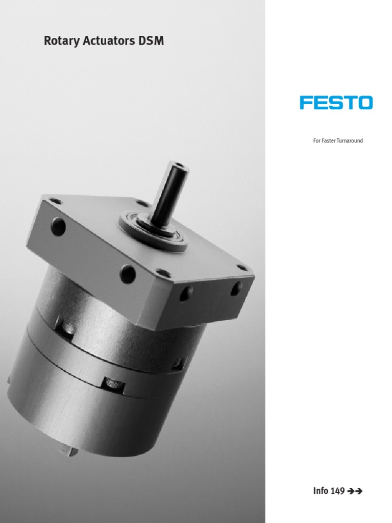 Rotary Actuator | PDF | Rotation Around A Fixed Axis | Actuator