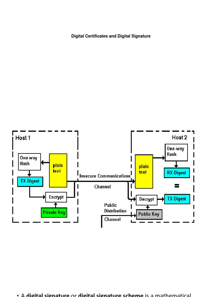 Digital Signatures and Certificates Explained | PDF | Public Key ...