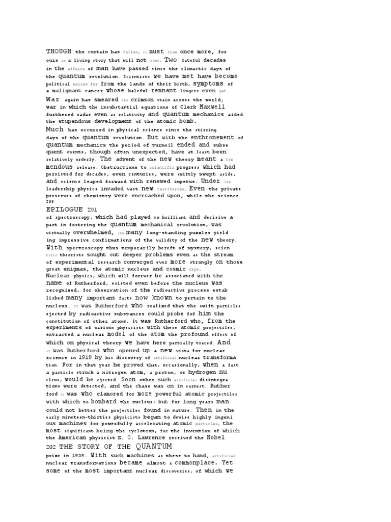 Though | PDF | Nuclear Physics | Electron