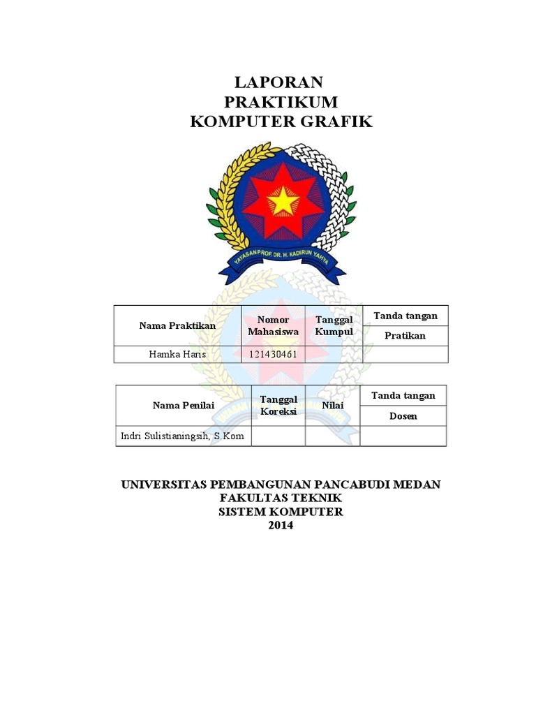 Laporan Praktikum Komputer Grafik | PDF