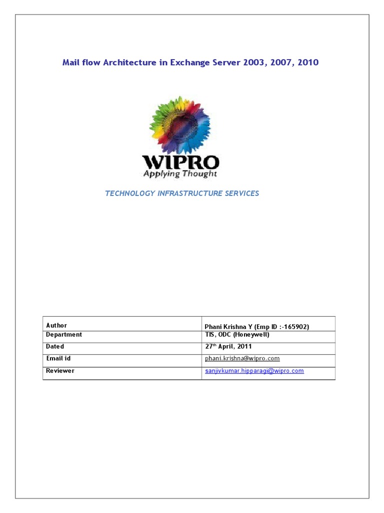 Exchange Server Mail Flow Guide | PDF | Email | Microsoft Exchange Server