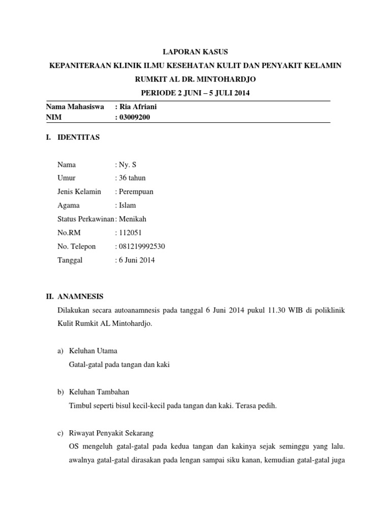 Lapsus Miliaria Rubra | PDF