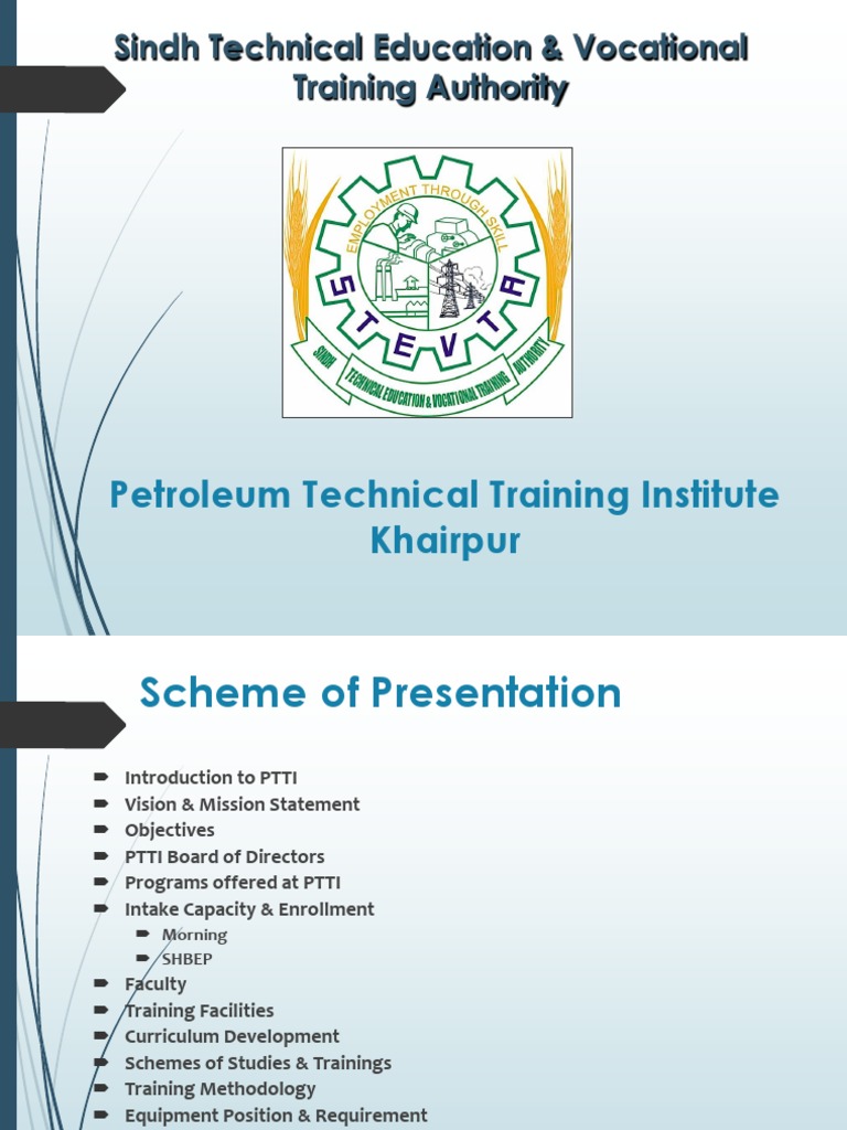 PTTI Overview and Training Programs | PDF | Vocational Education ...
