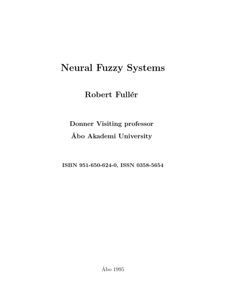 Fuzzy Book | PDF | Artificial Neural Network | Fuzzy Logic