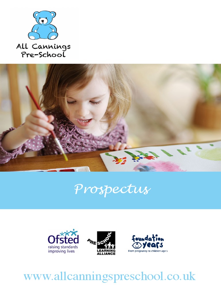 All Cannings Preschool Prospectus | PDF | Preschool | Child Care