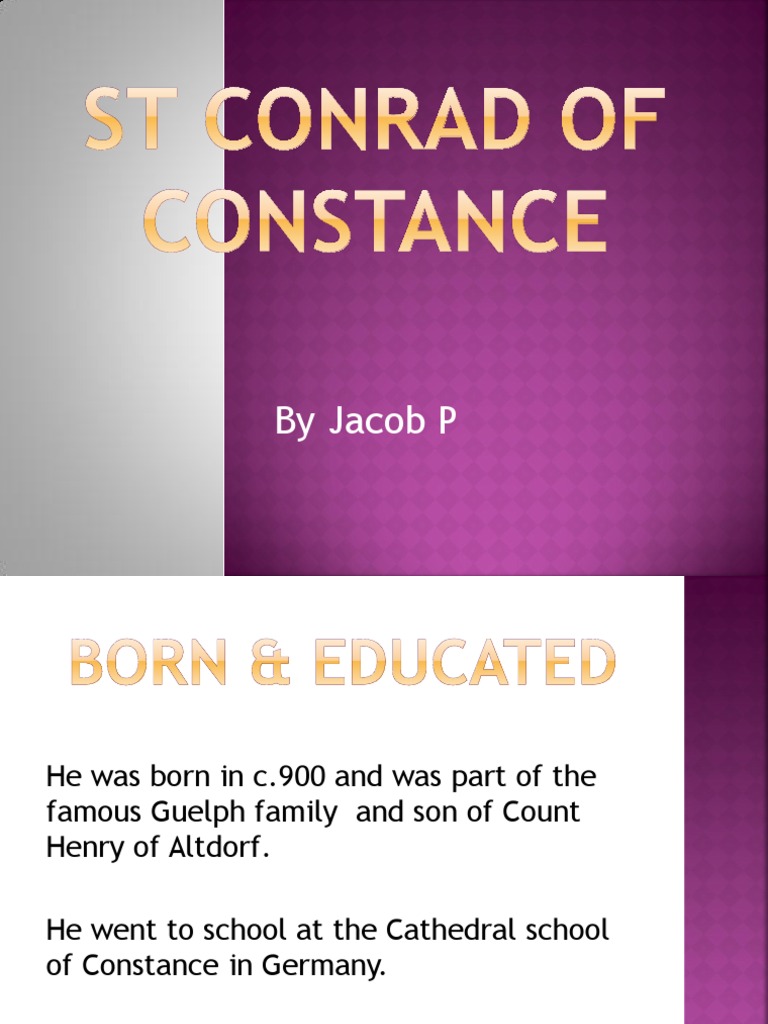 ST Conrad | PDF