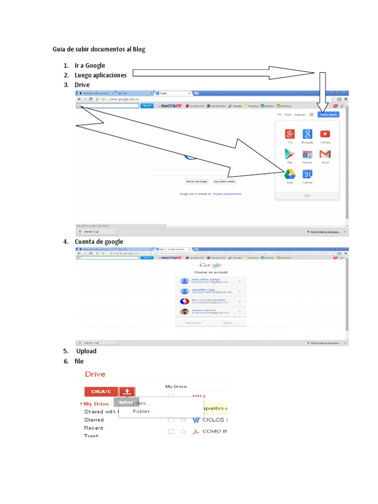 Guia de Subir Documentos Al Blog | PDF | Informática