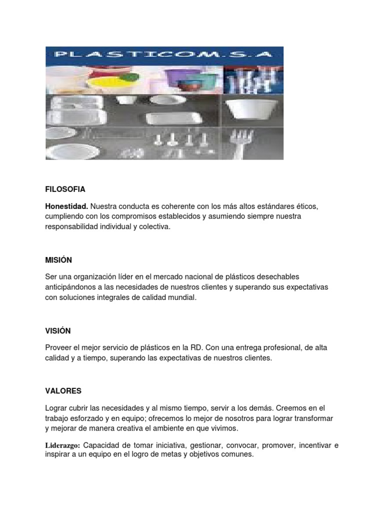 Empresa Plasticom S.A | PDF | Residuos | Reciclaje