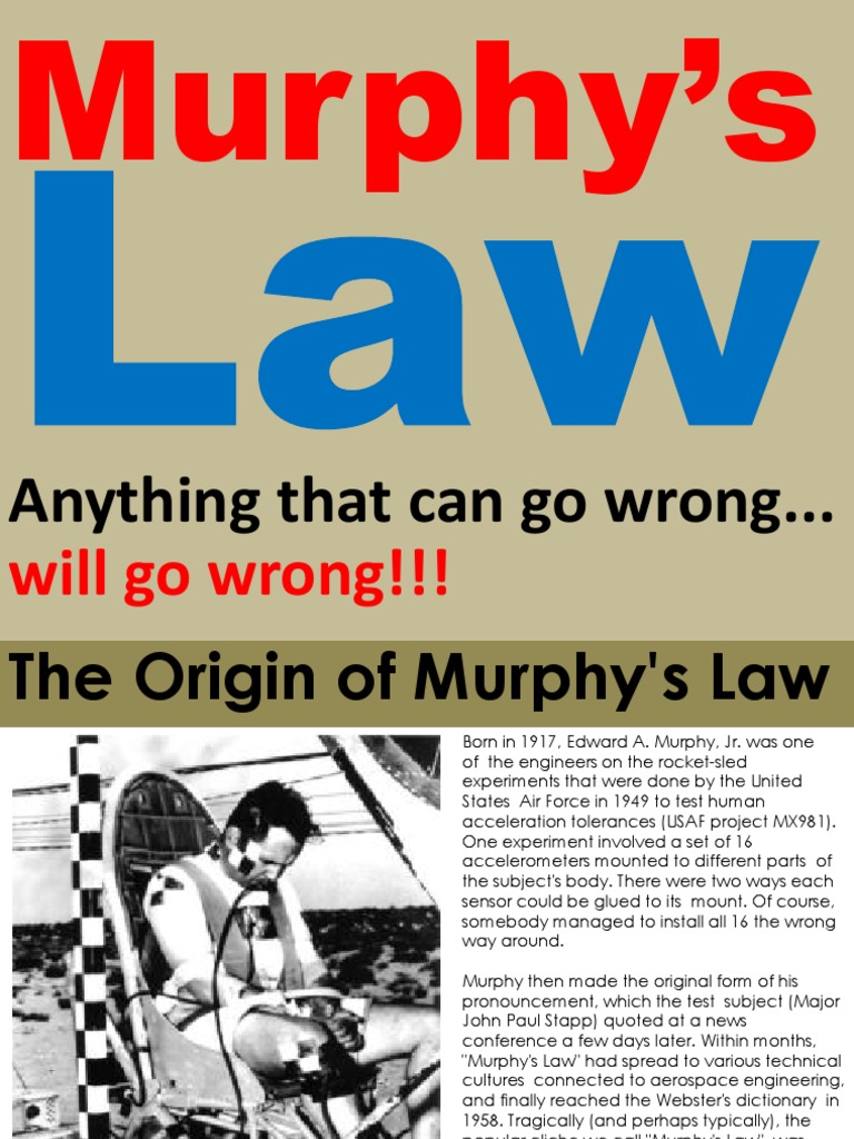 Anything That Can Go Wrong.. | PDF