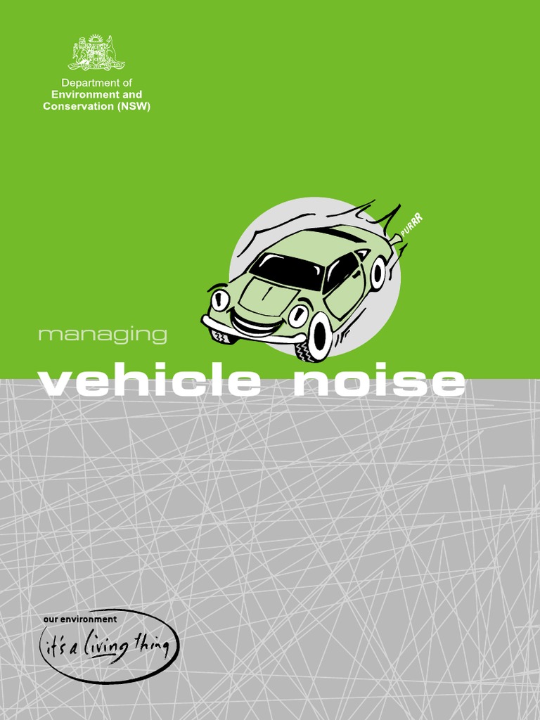 Vehicle Noise: Managing | PDF | Noise | Vehicles