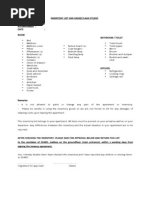 Resident Personal Belongings Inventory Form | PDF
