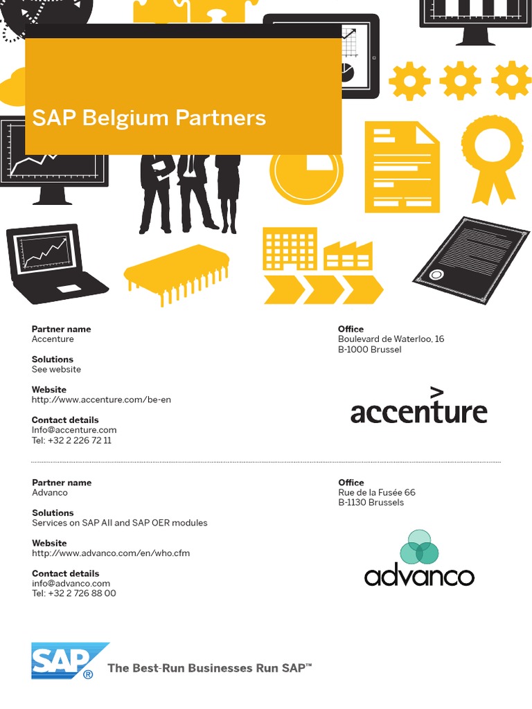 SAP Belgium Partner List-4 | PDF | Sap Se | Customer Relationship ...