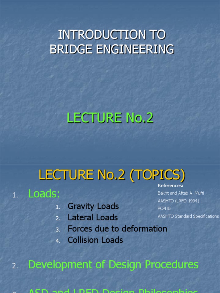 Introduction To Bridge Engineering | PDF | Mode (Statistics ...
