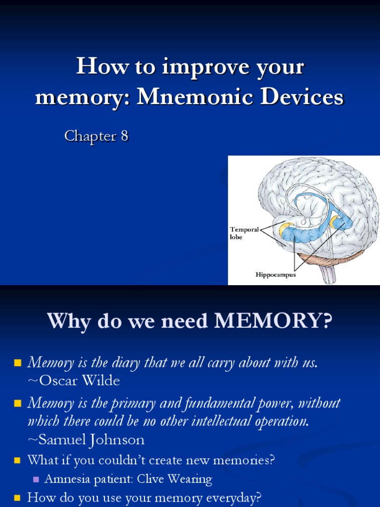 Memory PPT 9 How Works Memory Techniques Good | PDF | Memory | Neuroscience
