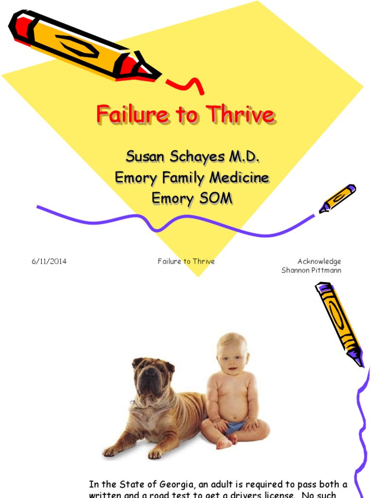 Understanding Failure to Thrive Diagnosis | PDF | Malnutrition ...