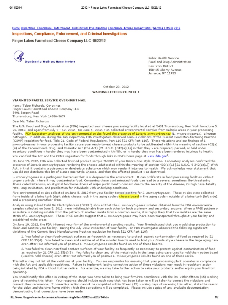 Cheese | PDF | Food And Drug Administration | Cheesemaking