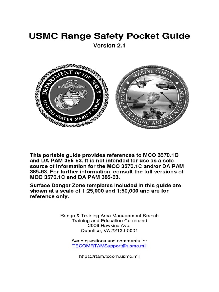 USMC Range Safety Guide Overview | PDF | United States Marine Corps ...