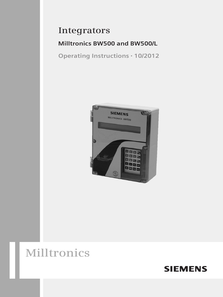 BW500 | PDF | Electrical Wiring | Input/Output
