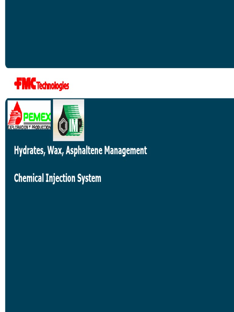 4.0 Hydrates, Wax, Asphaltenes and Chemical Injection | PDF | Gases ...