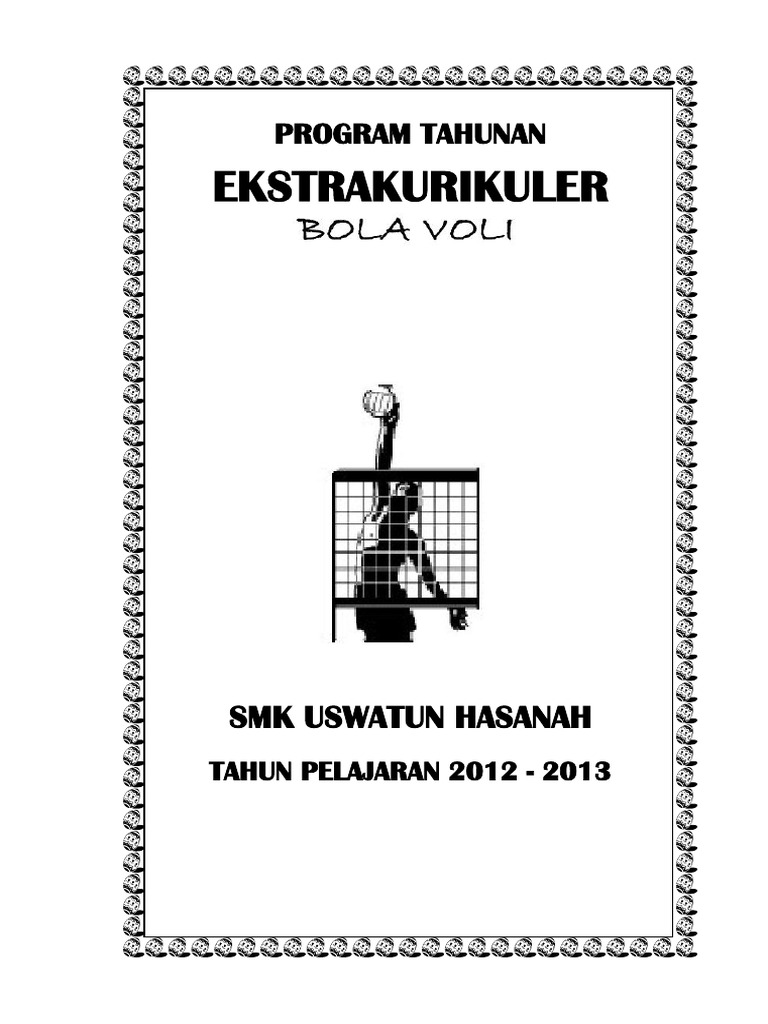 Program Tahunan Ekskul Voli | PDF