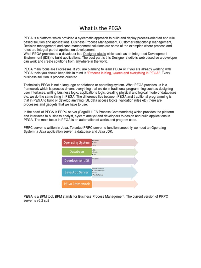 What Is The PEGA | PDF | Business Process | Business Process Management