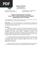 Module 1 Introduction To TVET in The Philippines | PDF