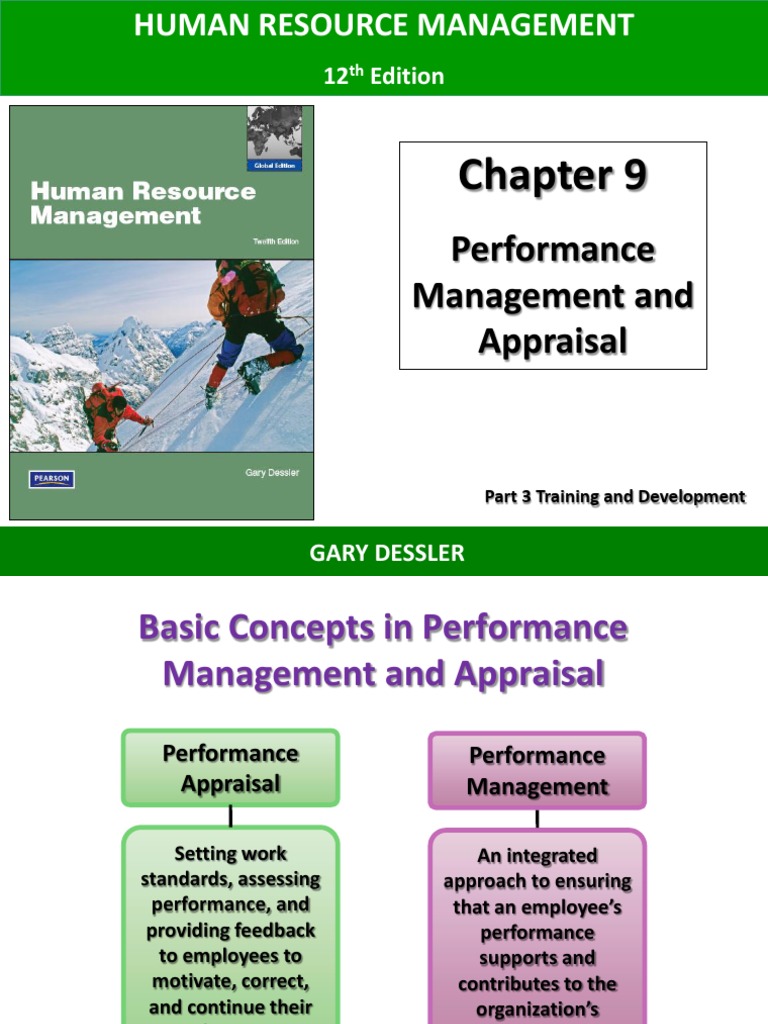 Dessler HRM PPT 09 | PDF | Performance Appraisal | Behavioural Sciences