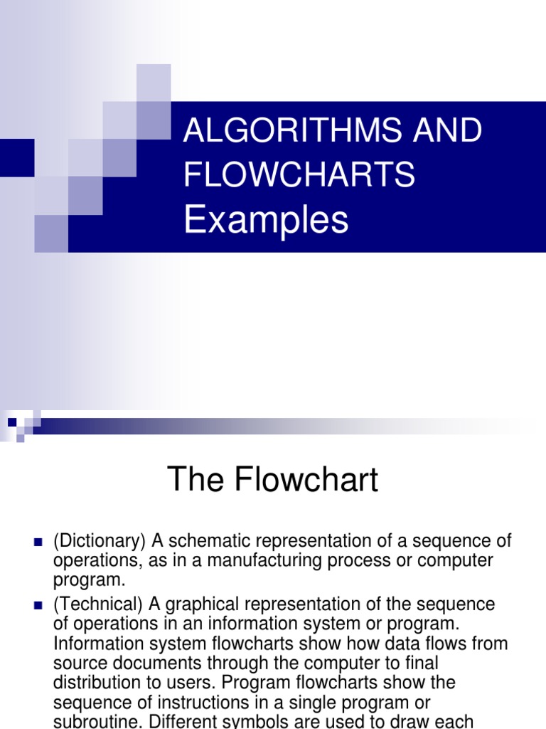 Algorithms and Flowchart | PDF | Algorithms | Algorithms And Data ...