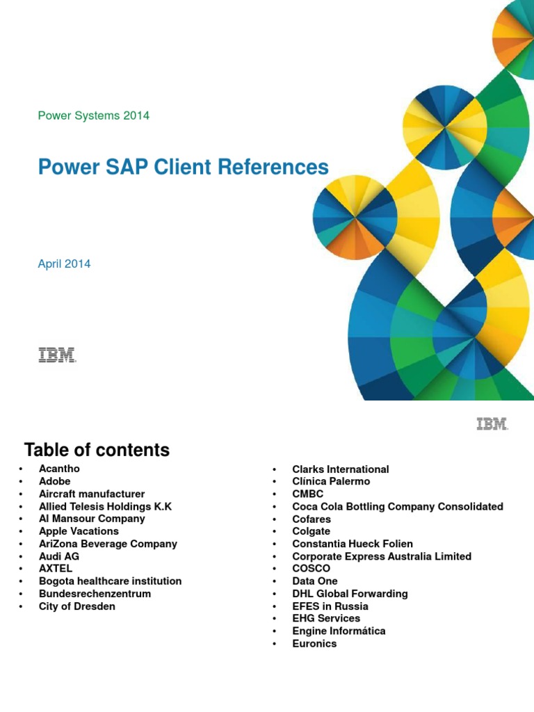Power Sap Client References | PDF | Sap Se | Cloud Computing