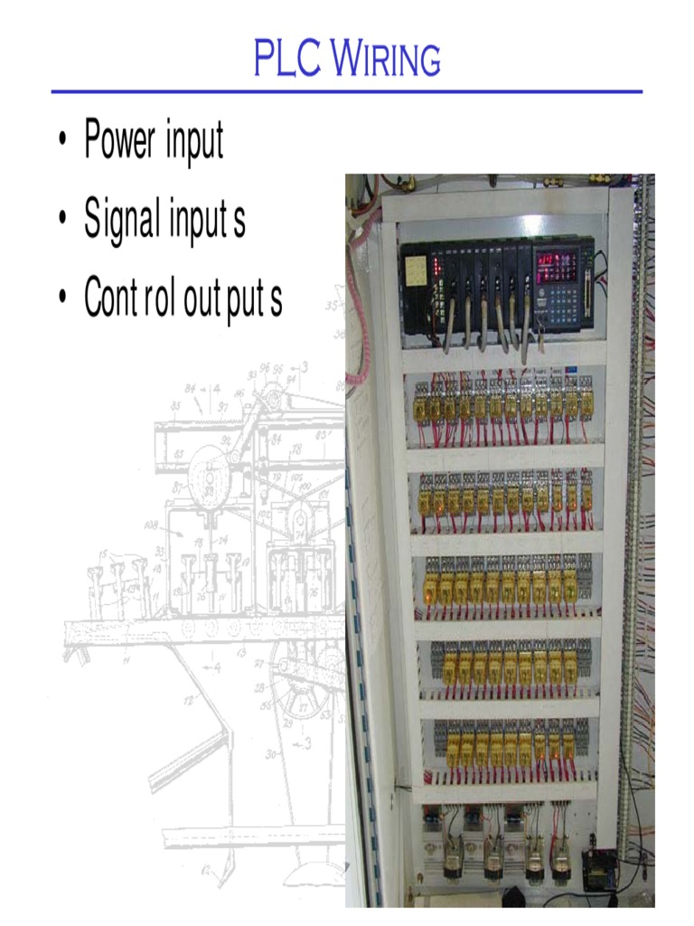 Power Input - Signal Inputs - Control Outputs: PLC Wiring | PDF | Computers