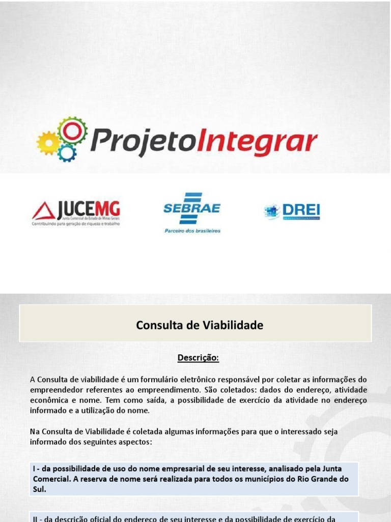 Passo A Passo Consulta de Viabilidade Usuário | PDF | E-mail | Empresas