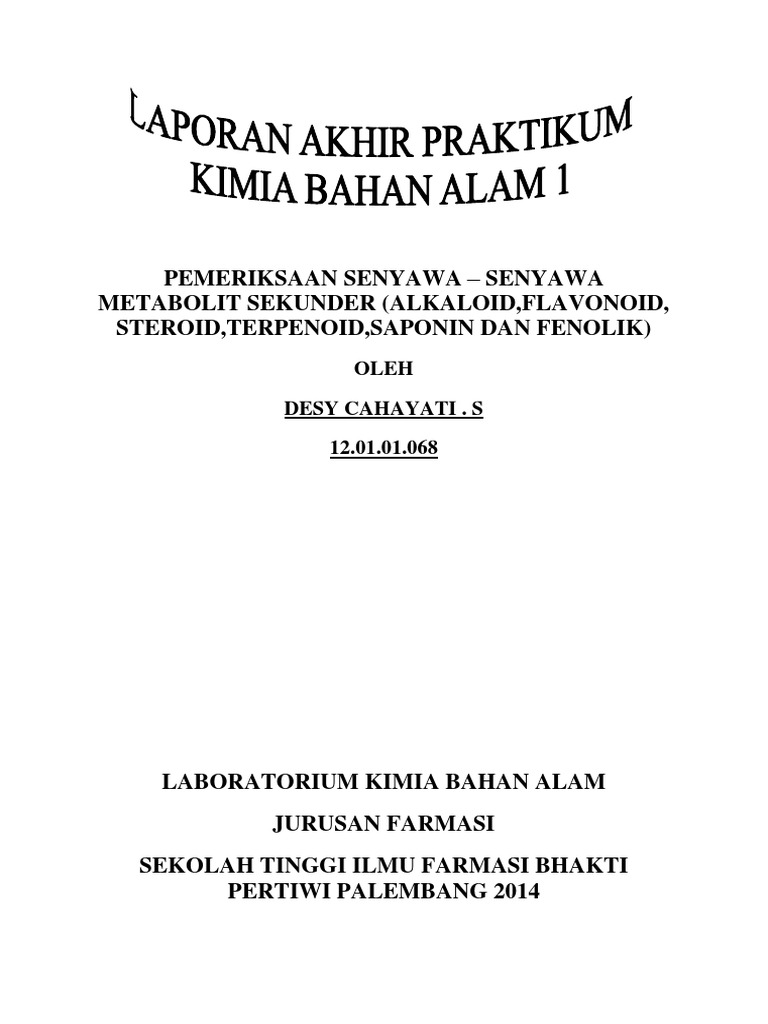 Laporan Kba, Desy Cahayati.s | PDF | Kimia | Alam