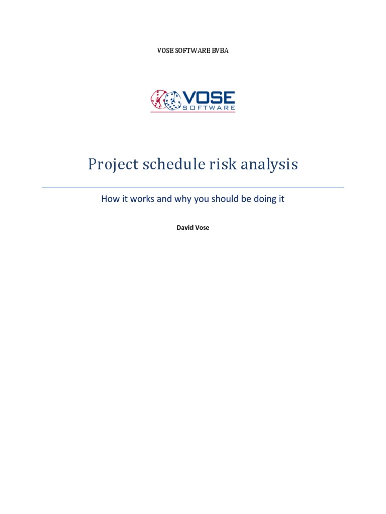 Project Schedule Risk Analysis | PDF | Median | Mean