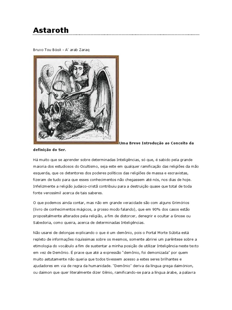 Astaroth | PDF | Demonologia | Heavy metal (gênero musical)