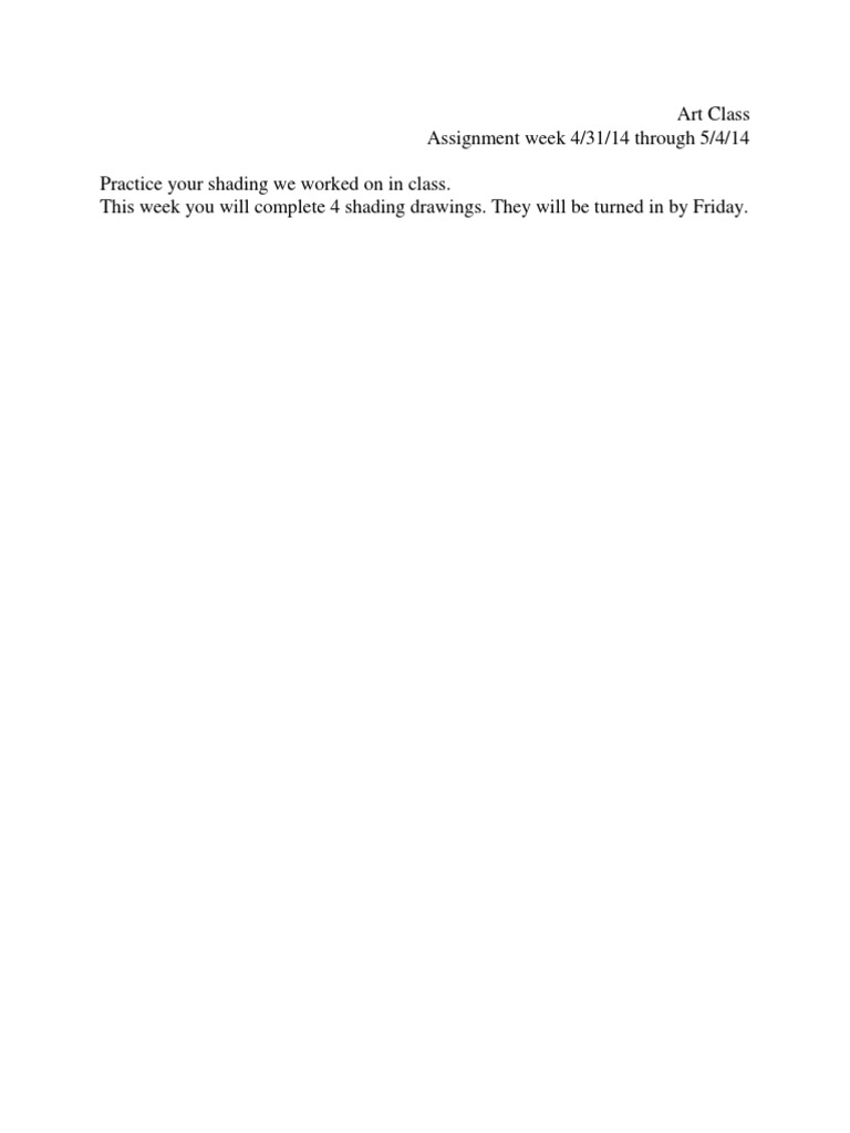 Art Class | PDF