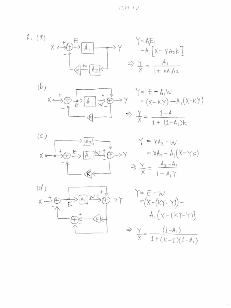 Fundamentals of Microelectronics Bahzad Razavi Chapter 12 Solution Manual PDF | PDF