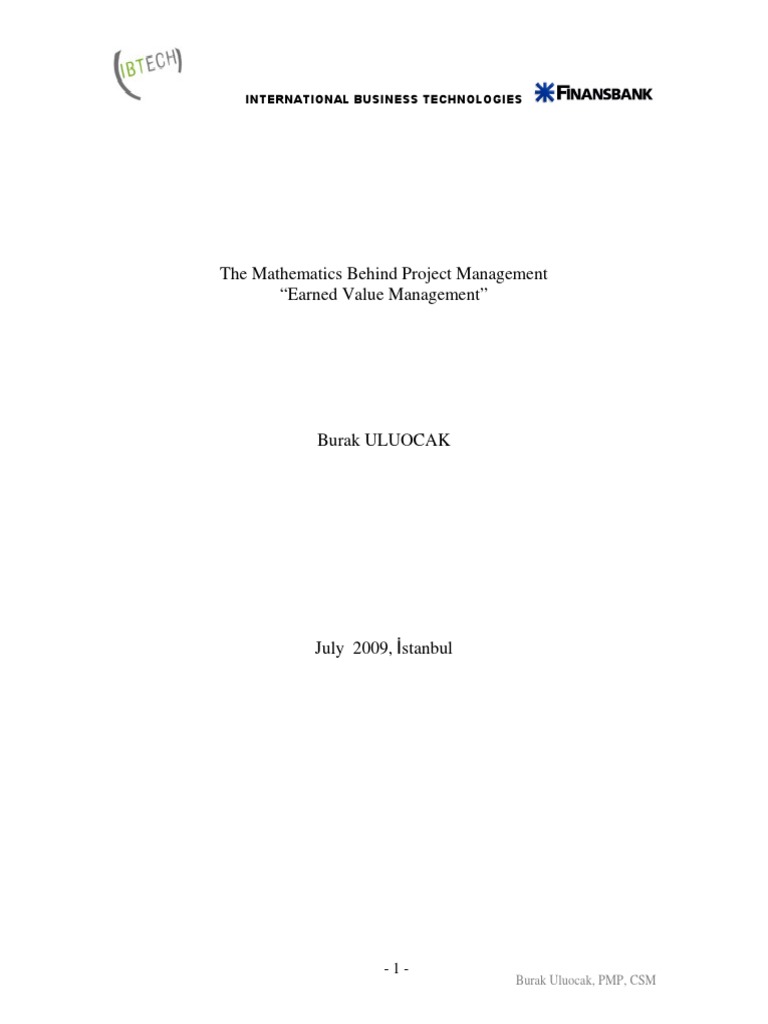 Mathematics Behind Project Management | PDF | Project Management ...