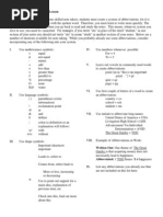 Note-taking Abbreviations List | PDF