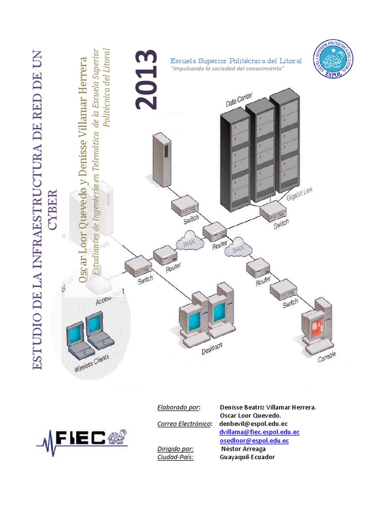 Infraestructura de Red en Cibercafé | PDF | Ethernet | Calidad de servicio