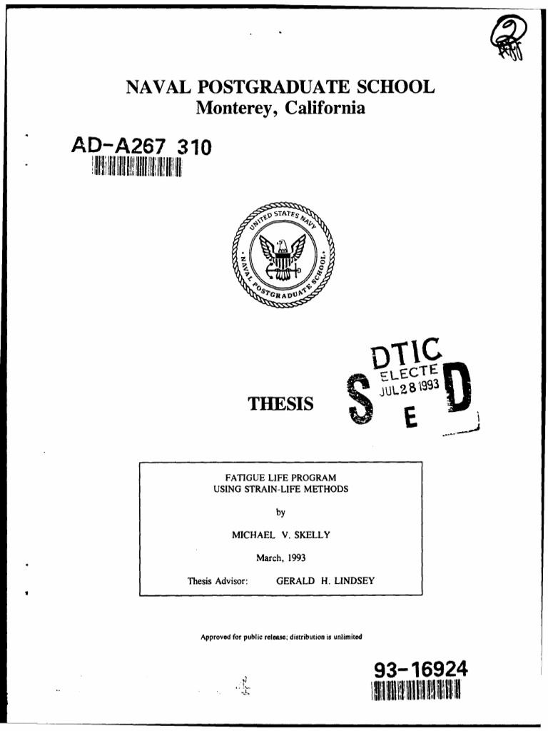Fatigue Life Program Using Strain-Life Methods | PDF | Strength Of Materials | Fatigue (Material)