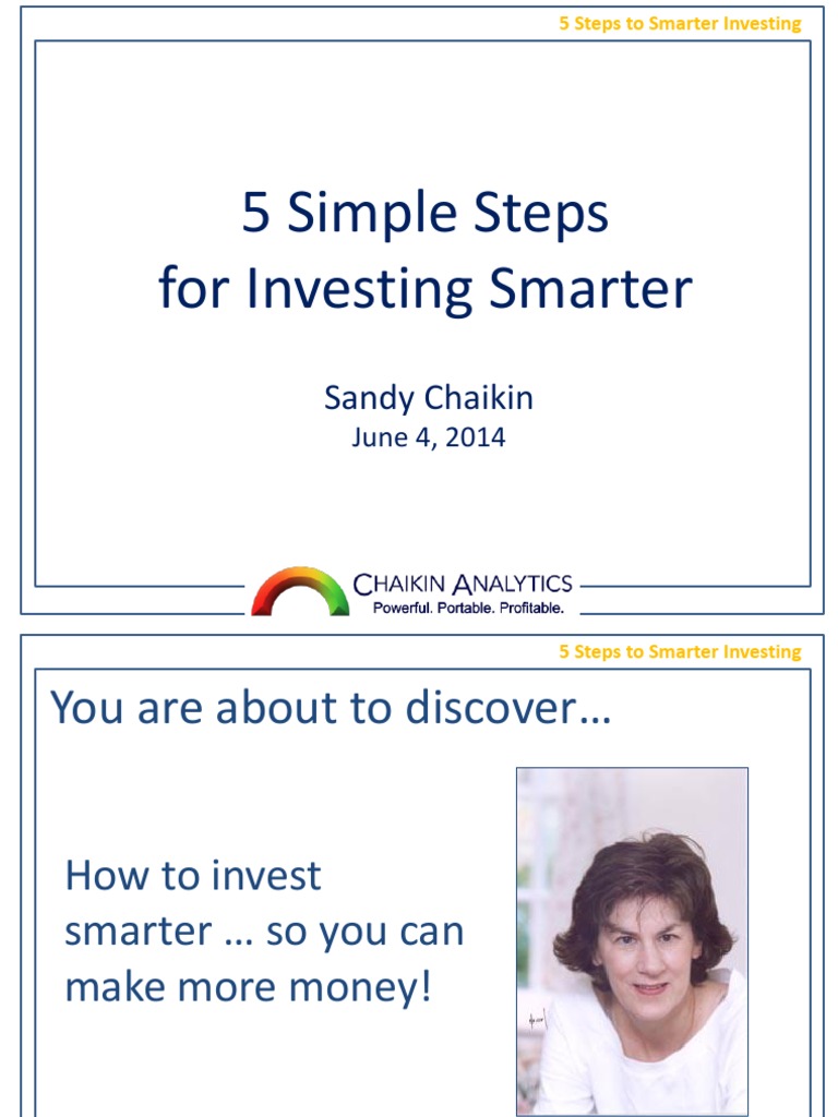 5 Simple Steps For Investing Smarter | PDF | Investing | Investor