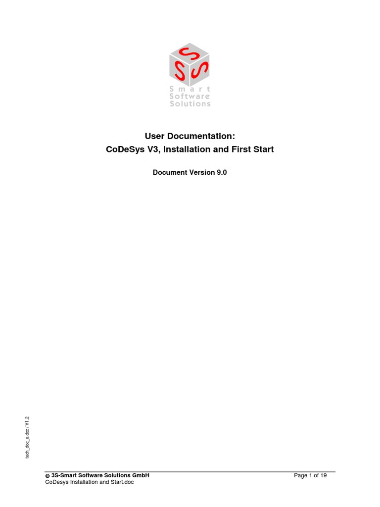 CoDesys Installation and Start | PDF | Icon (Computing) | Installation (Computer Programs)