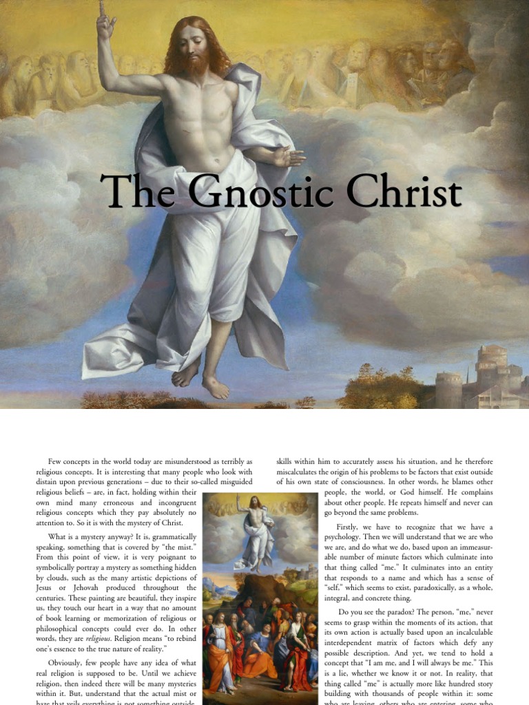 The Gnostic Christ | Download Free PDF | Self | Jesus