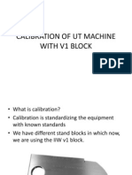v1 Block Calibration in Ut | PDF | Calibration | Scientific Observation
