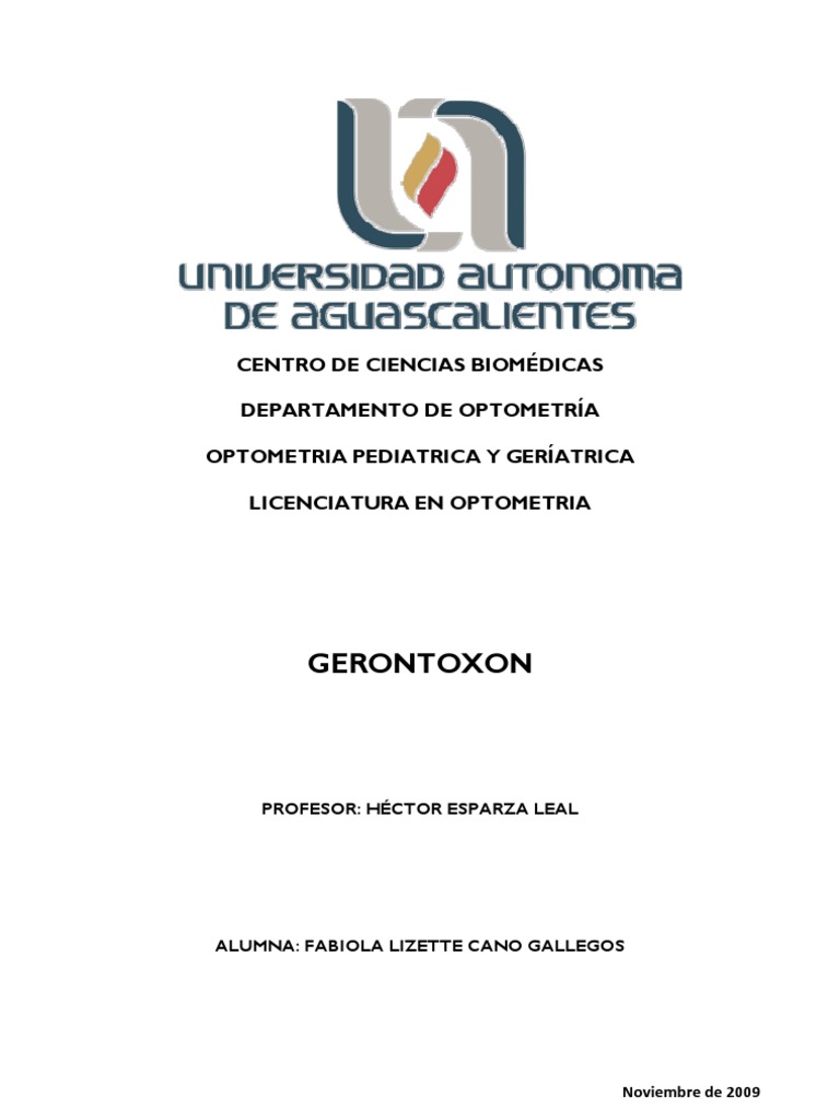 Gerontoxon: Arco Senil y su Impacto | PDF | Córnea | Hipercolesterolemia