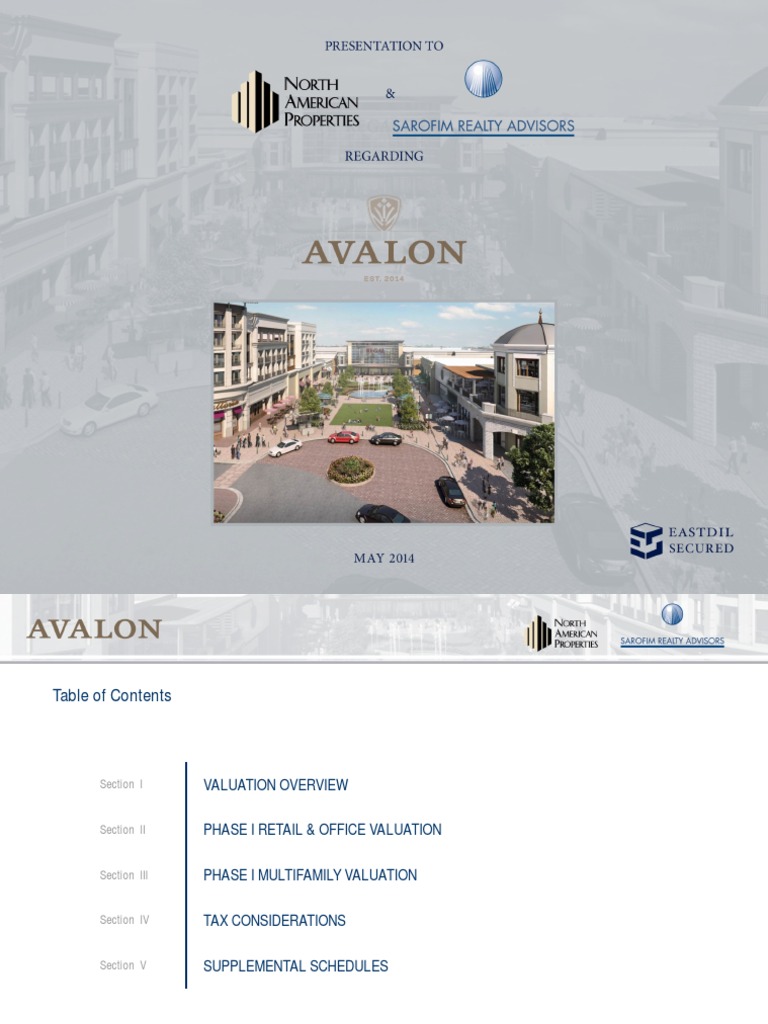 ES - Avalon Presentation - May 2014 | PDF | Real Estate Investment ...