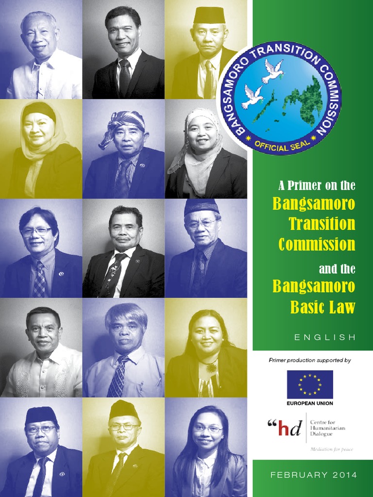 A Primer On The Bangsamoro Transition Commission and The Bangsamoro Basic Law | PDF