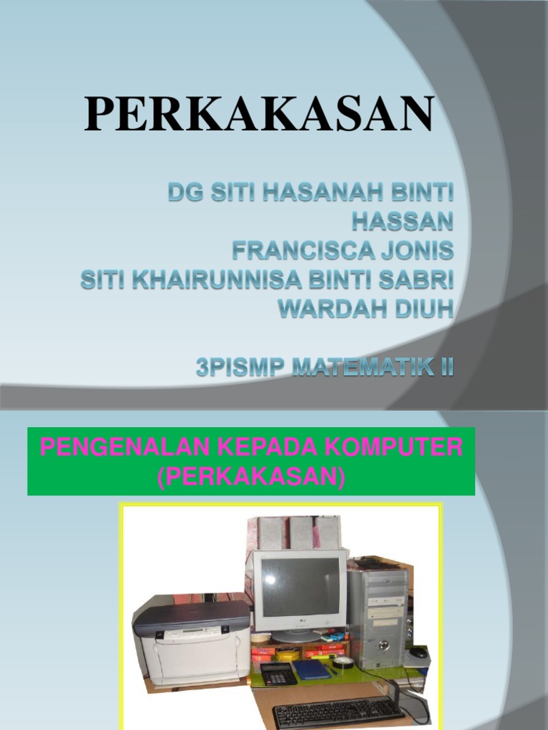 Perkakasan Komputer | PDF