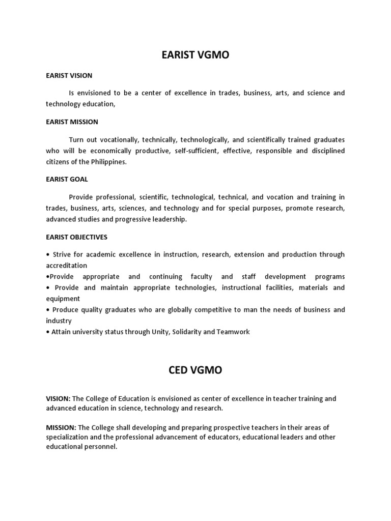 Earist Vgmo | PDF | Science | Quality Of Life
