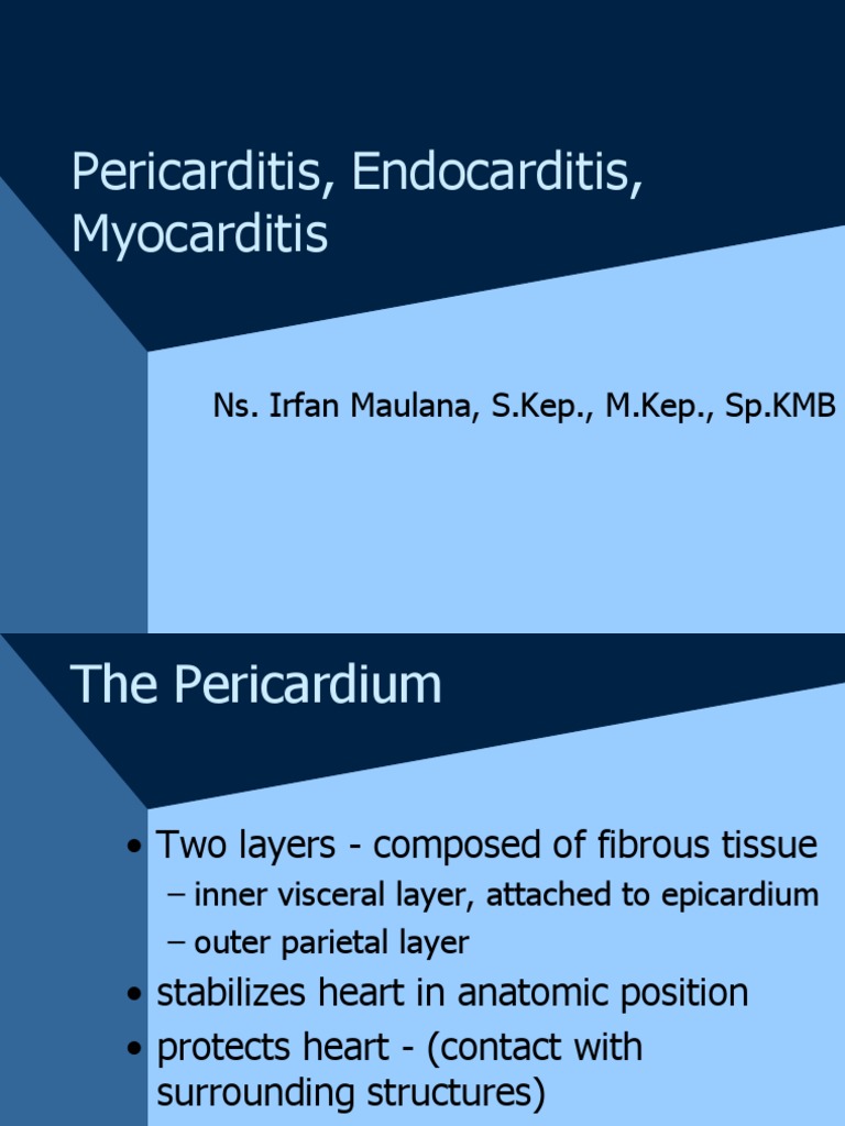 Pericardial Dx Endocarditis Myocarditis | Heart | Cardiology